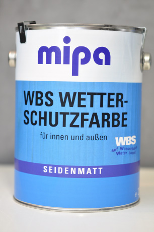 Landstreicher24.de - Mipa WBS Wetterschutzfarbe RAL 7001 Silbergrau 2,5 ...