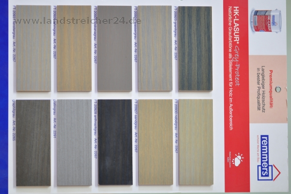 Landstreicher24.de - Remmers HK Lasur 2,5 Ltr. Graufarbtöne Grey Protect