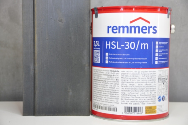 Landstreicher24.de - Remmers Profi Lasur HSL 30 Anthrazitgrau 2,5 Ltr.